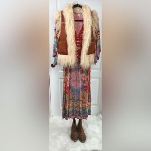 Spell | Dresses | Spell Lotus Kimono Gown Euc | Poshmark